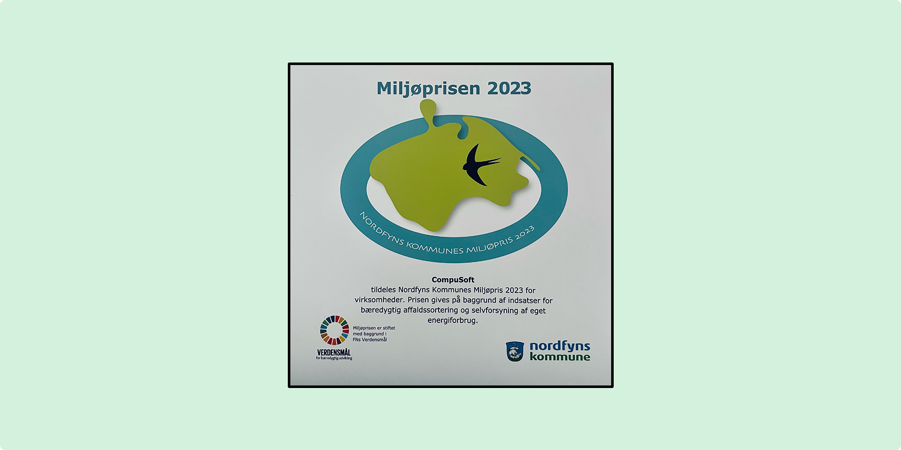 CompuSoft Wins Environmental Award - CompuSoft